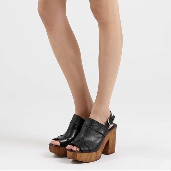 Topshop | Shoes | Topshop Lori Slingback Clog Sandal | Poshmark